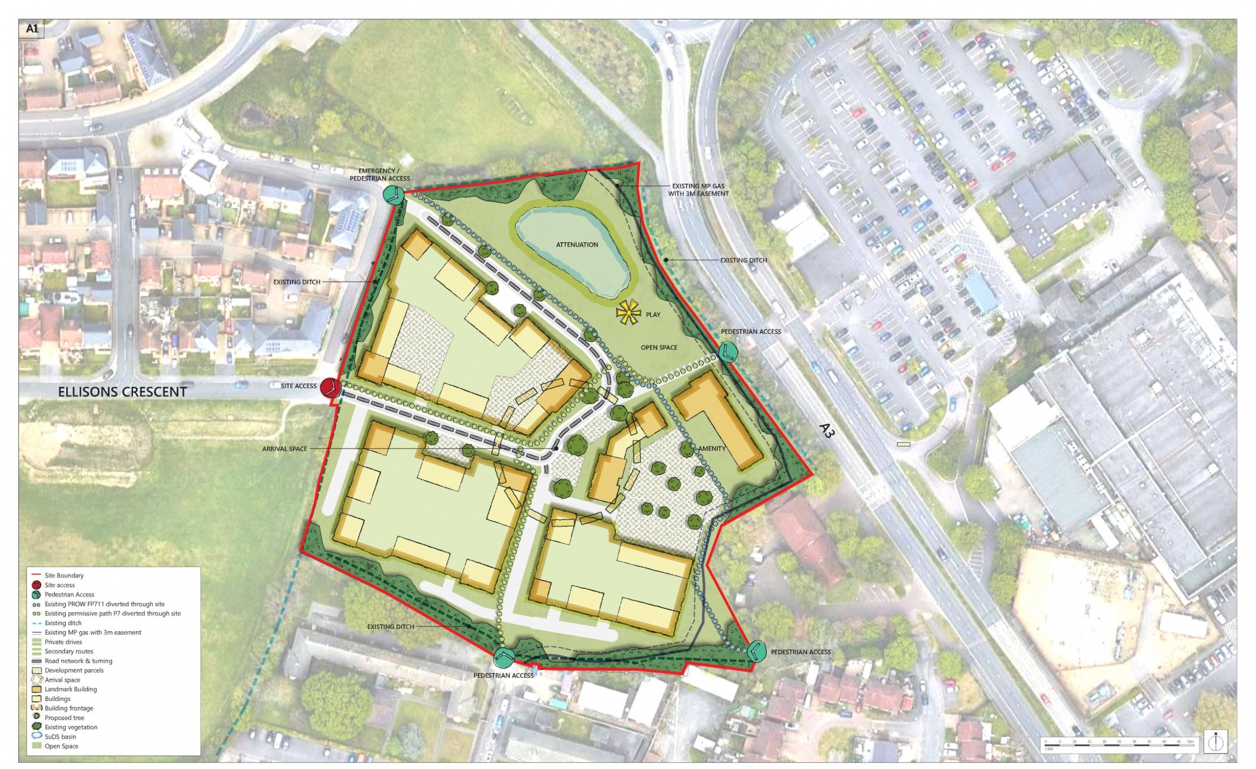 Proposed Development of Blue Star Land - Berewood Hampshire
